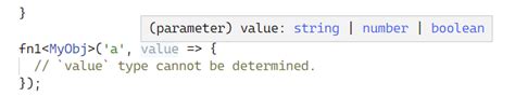 Variable Type Can Not Be Determined When I Set The Generics Type Of A Function · Issue 47648