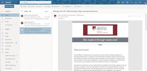 Can I Selectively Filter Email In Outlook Online