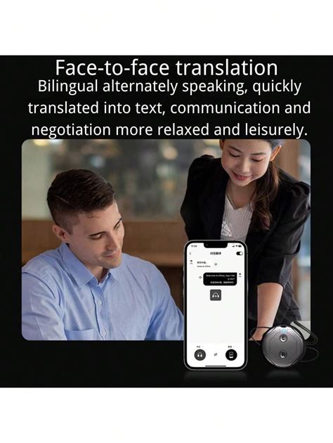 1 Piece Of Intelligent Translator Bluetooth Voice Translator Simultaneous Interpreter Artifact
