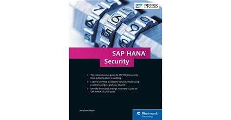 SAP Hana Security Guide By Jonathan Haun