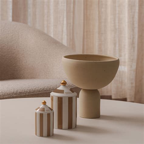 Patchouli Pear And Oud Ceramic Candle 100g Moss St Fragrances