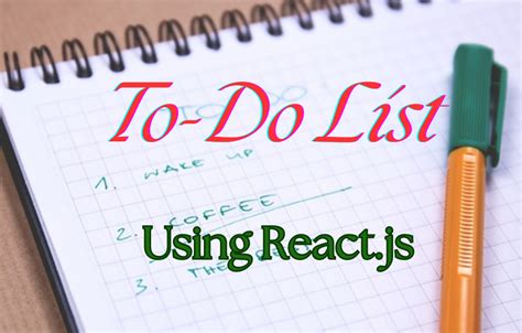 How To Create A To Do List App Using React Programmingempire