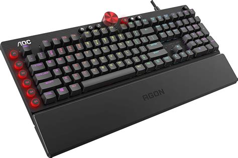 Aoc Agon Rgb Gaming Usb Type A Mechanical Keyboard Cherry Mx Blue Switches