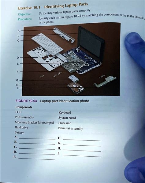 Exercise Identifying Laptop Parts Objective To Identify Various Laptop Parts Correctly