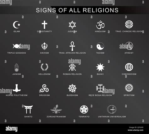 Hinduism And Christianity Stock Vector Images Alamy