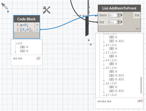 add items in front of sublists lists logic dynamo