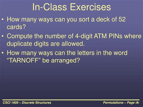 Ppt Csci 1900 Discrete Structures Powerpoint Presentation Free