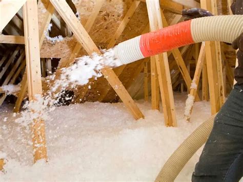 Blown In Fiberglass In Georgetown De Delmarva Insulation