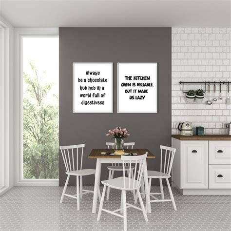 Funny Kitchen Quote Prints Kitchen Wall Arts Dining Room Wall Art