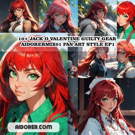 10 Jack O Valentine Guilty Gear Aidorermix01 Fan Art Style Ep1 Aidorer Digital Art Collection