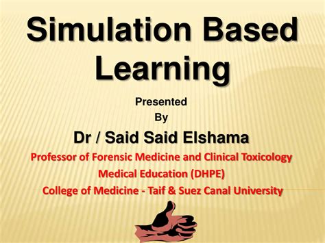 Pdf Simulation Based Learning