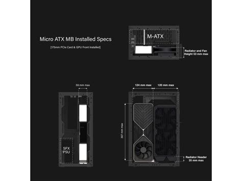 Ssupd Meshroom S Mini Itx Small Form Factor Sff Case Full Mesh Side Panel Without Pcie