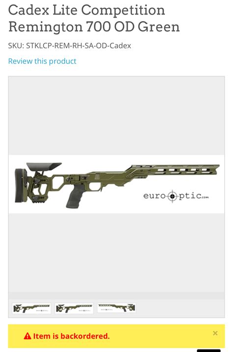 Cadex Lite Comp Chassis For Prs Snipers Hide Forum
