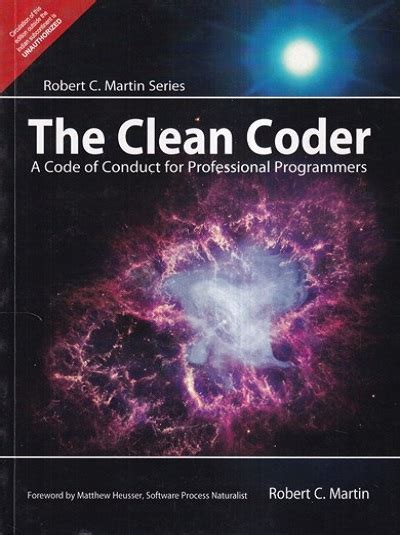 The Clean Coder A Code Of Conduct For Professional Programmers