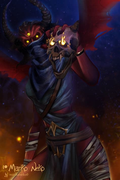 Rule 34 2d 3 Eyes Demon Hell Hellsinger Horns Marikoneko Marikoneko0 Metal Hellsinger Multi