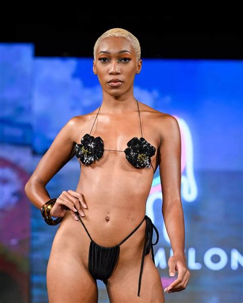 Bikini Models Risk Wardrobe Mishaps In Daring Designs Youd Struggle To