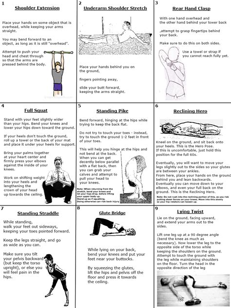 Starting Stretching Beginner Stretching Routine Cheat Sheet And App Stretches Stretch Routine