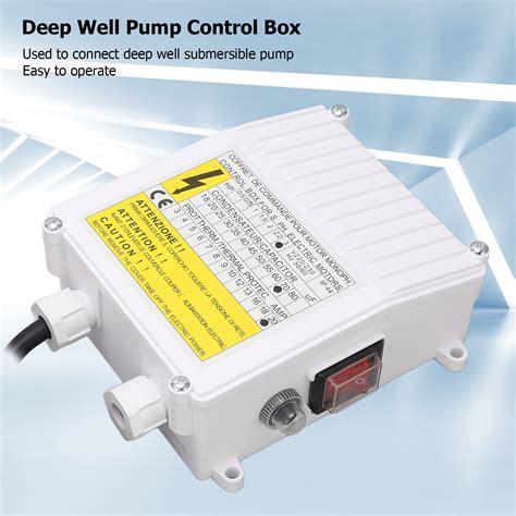 Deep Well Pump Control Box Household Submersible Pump Controller Thick