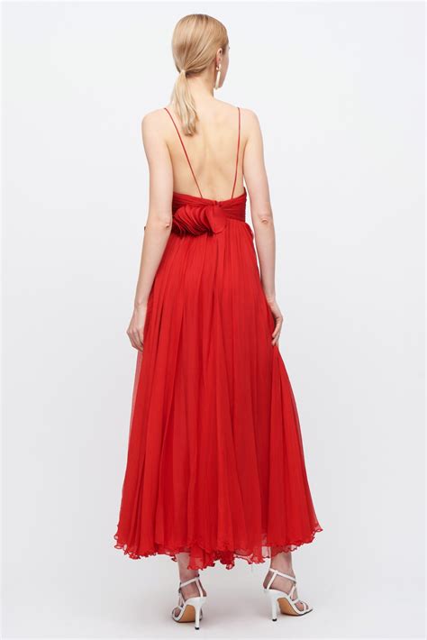 Noleggia Online Dress With Maxi Slit And Side Application By Iris Serban Drexcode