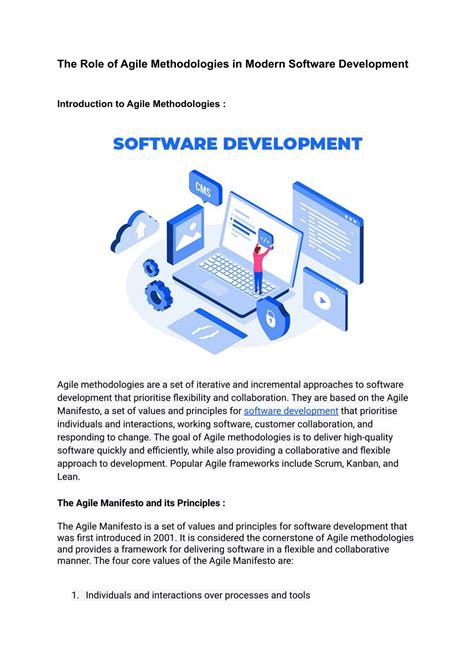 Ppt The Role Of Agile Methodologies In Modern Software Development