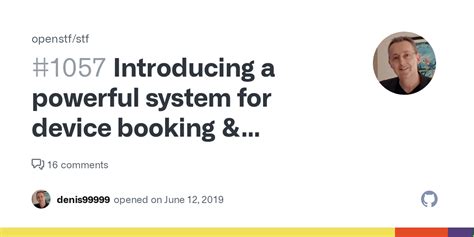 Introducing A Powerful System For Device Booking And Partitioning · Issue 1057 · Openstfstf · Github