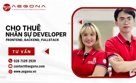 cho thuê nhân sự developer front end back end full stack aegona
