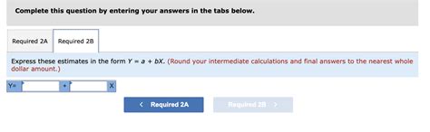 Solved Using The Least Squares Regression Method Estimate