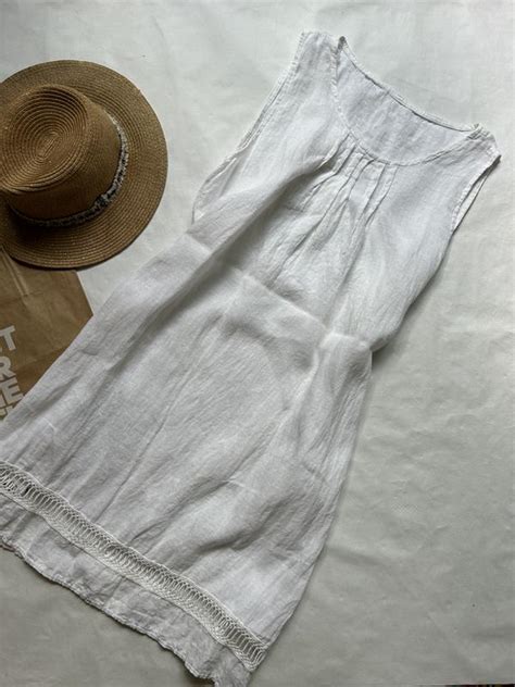 Сукня сарафан 100 льон італія — ціна 450 грн у каталозі Сукні міді Купити жіночі речі за