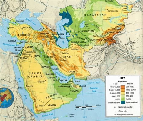6 Free Southwest Asia Maps In Pdf Central Southwest Asia Blank Map