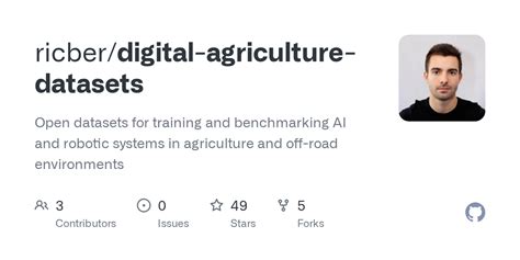 Github Ricberdigital Agriculture Datasets Open Datasets For
