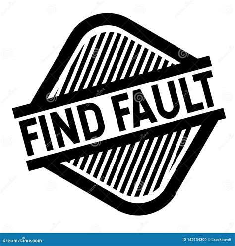 Find Fault Stamp On White Stock Vector Illustration Of Defect 142134300