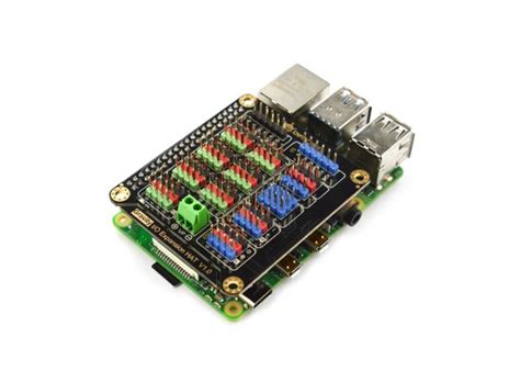 io expansion hat para raspberry pi 4b 3b dfrobot dfr0566