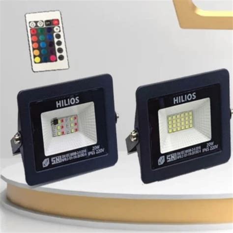 Jual Hilios Lampu Sorot Tembak Led Rgb Watt Warna Warni Hilios Rgb W