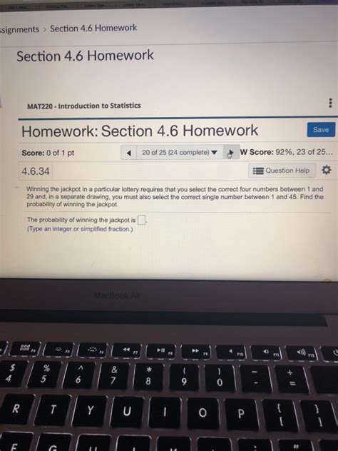 Solved Signments Section 4 6 Homework Section 4 6 Homework