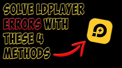 LDPlayer Errors Fix Troubleshoot LDPlayer Issues Resolve LDPlayer Problems Fix LDPlayer