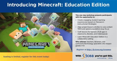 Five Steps To Game Based Learning With Minecraft Tcea Technotes Blog