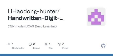 Github Lihaodong Hunter Handwritten Digit Recognition Cnn Model Ucas Deep Learning