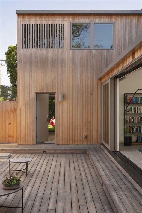 Exterior Wood Wall And Wooden Facade