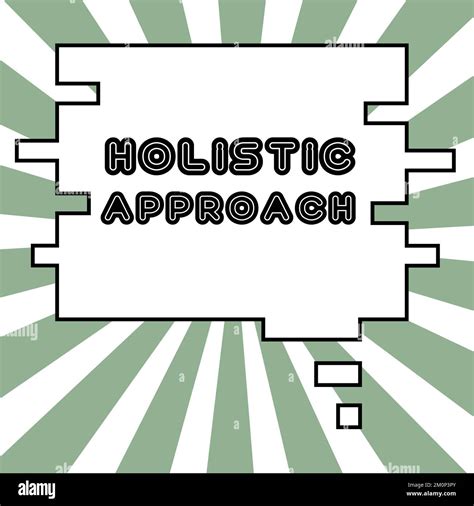 Text Caption Presenting Holistic Approach Business Concept Characterized Belief That Parts