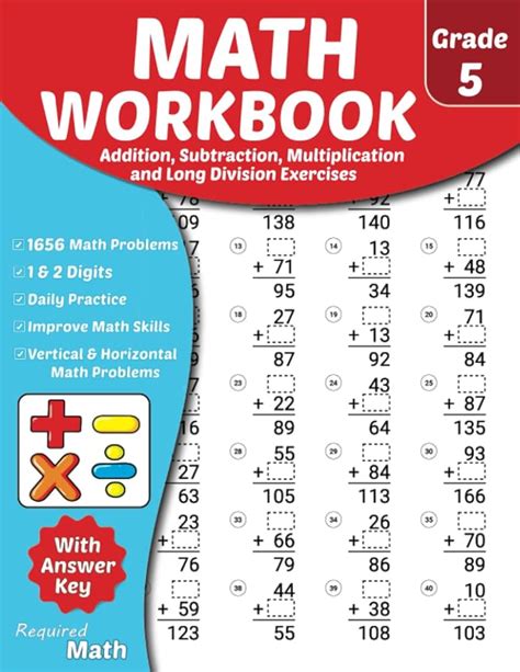 Math Worksheets For 5th Grade With Answer Key