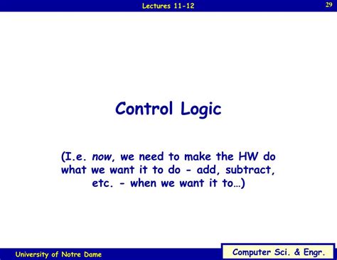 Ppt Cse 30321 Mips Single Cycle Dataflow Powerpoint Presentation