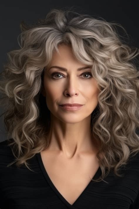27 Flattering Curly Hairstyles For Women Over 60 Medium Curly Hair