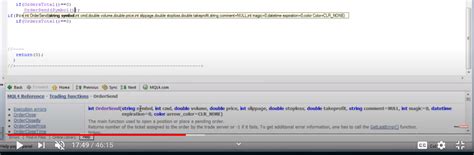 Help Section In Toolbar In Metaeditor Simple Trading Strategies