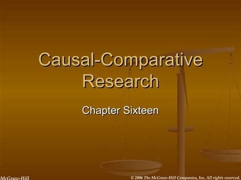Causal Comparative Research Pptx