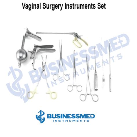 Vaginal Surgery Instruments Set Businessmed Instruments