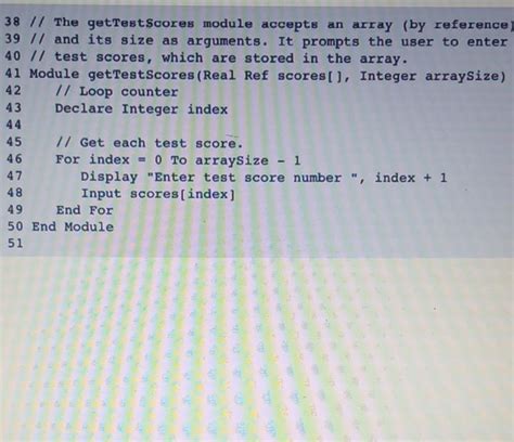 Solved Array Processing A Teacher Gave 3 Assignments During