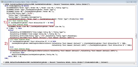 Total Cost Allocation For Multiple Outputs In Microsoft Dynamics Nav