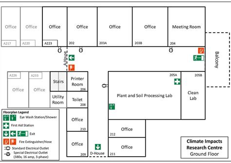 Laboratory Floor Plan Template