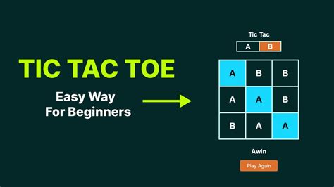 How To Create Tic Tac Toe Game Make A Game Using Htmlcssjs Easy