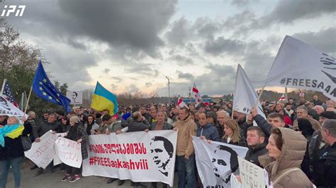 შეკვეთილში მიხეილ სააკაშვილის მხარდამჭერი აქცია მიმდინარეობს